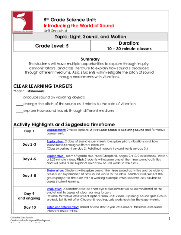 (PDF) Columbus City Schools Curriculum Leadership and Development ...