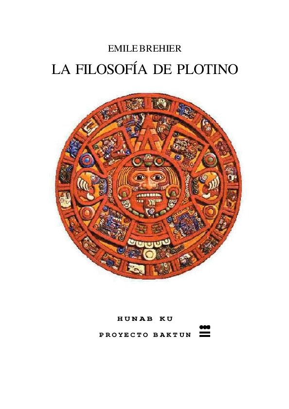 (PDF) LA FILOSOFÍA DE PLOTINO