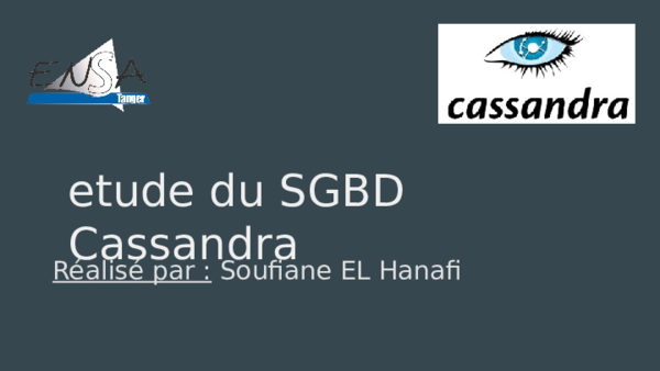 (PPT) présentation NoSQL SGBD Cassandra