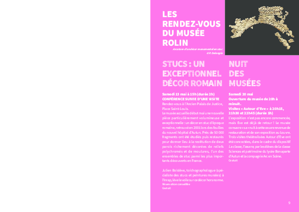 (PDF) Musée rolin, Autun, samedi 13 mai 2017, 15h, "Stucs : un ...