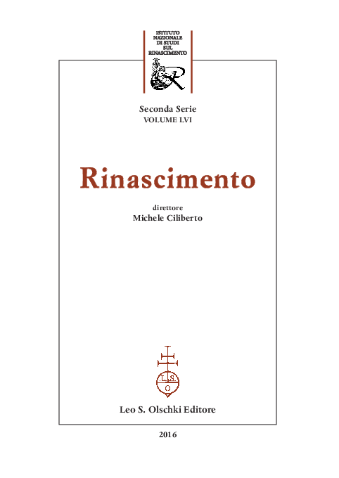 (PDF) Ficinus redivivus. Su una nuova edizione della versione latina ...