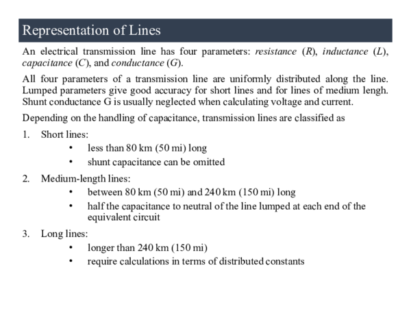 (PDF) Representation of Lines