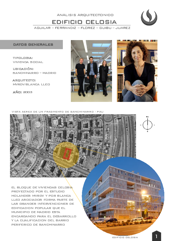 (PDF) EDIFICIO CELOSIA ANALISIS ARQUITECTONICO AGUILAR – FERRANDIZ ...
