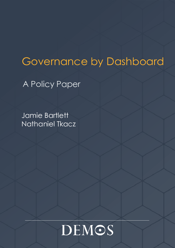(PDF) Governance by Dashboard A Policy Paper