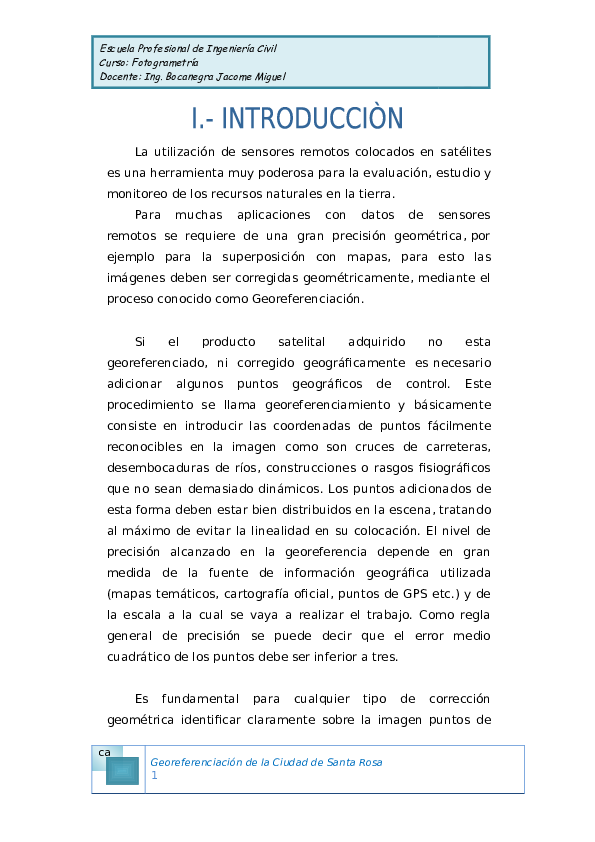 (DOC) Trabajo de fotogrametria del distrito de Santa Rosa - Lambayeque ...