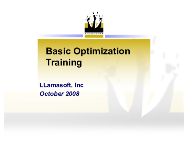 (PPT) Llama Soft optimization