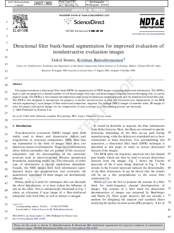 (PDF) Directional filter bank-based segmentation for improved ...