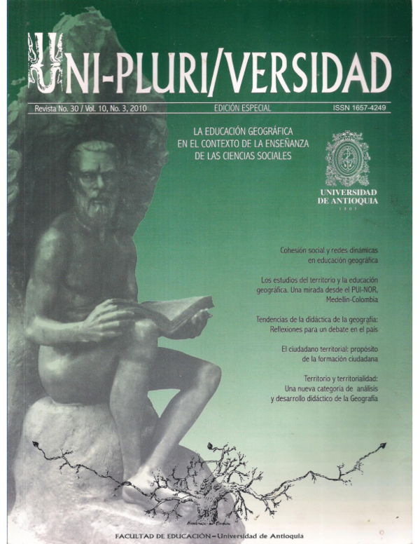 (PDF) Pulgarín Silva R. & Quintero Quintero M. (2010). La educación geográfica un compromiso en ...