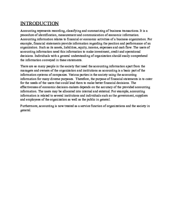 (DOC) ACC Main users of accounting information | Catherine Lim ...