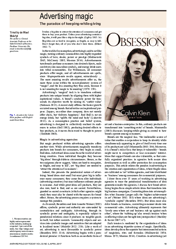 (PDF) Advertising Magic