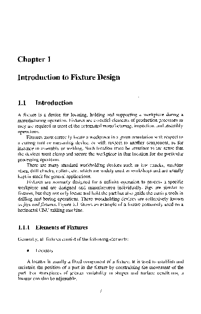 (PDF) Introduction to Fixture Design