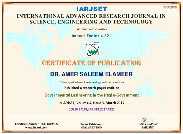 (PDF) IARJSET INTERNATIONAL ADVANCED RESEARCH JOURNAL IN SCIENCE ...