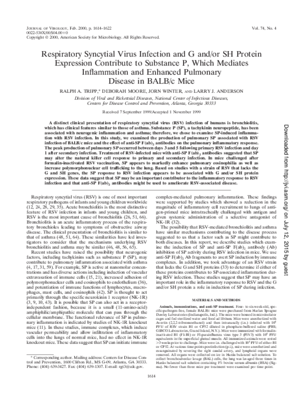 (PDF) Immune response to experimentally induced infection with ...