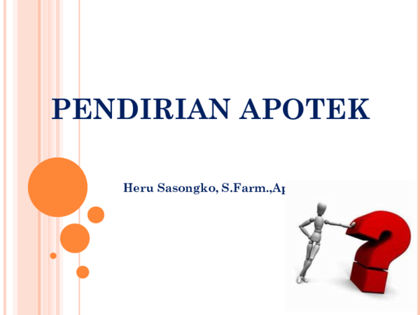 Pdf Pendirian Apotek