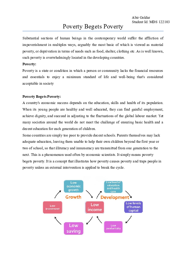 (DOC) Poverty Begets Poverty