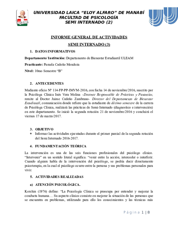 (DOC) INFORME GENERAL DE ACTIVIDADES