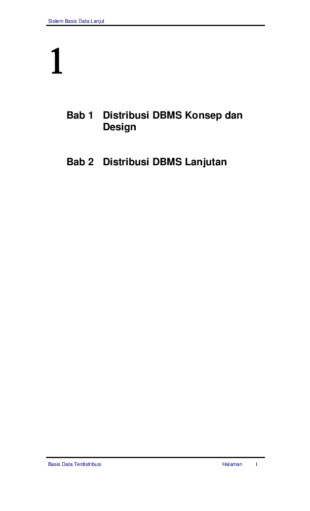 (PDF) Sistem Basis Data Lanjut
