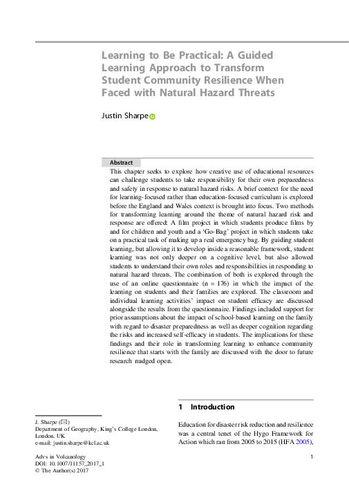 (PDF) Learning to Be Practical: A Guided Learning Approach to Transform ...