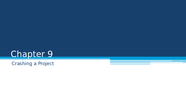 (PPT) Project Management Chapter 9 WS