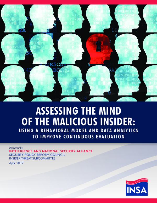 (PDF) Assessing the Mind of the malicious Insider