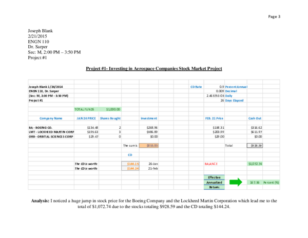 (PDF) Engineering Fundamentals Project #1 - Engineering Stocks