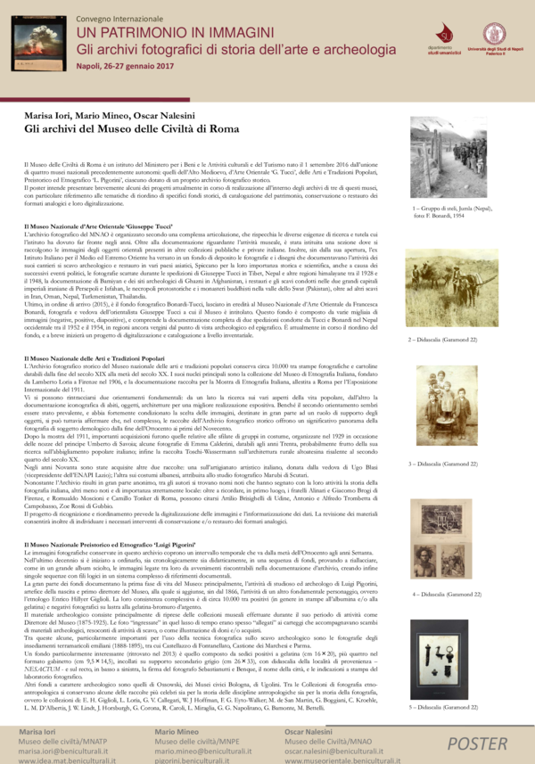 (PDF) Gli archivi del Museo delle Civiltà di Roma - Marisa Iori, Mario ...