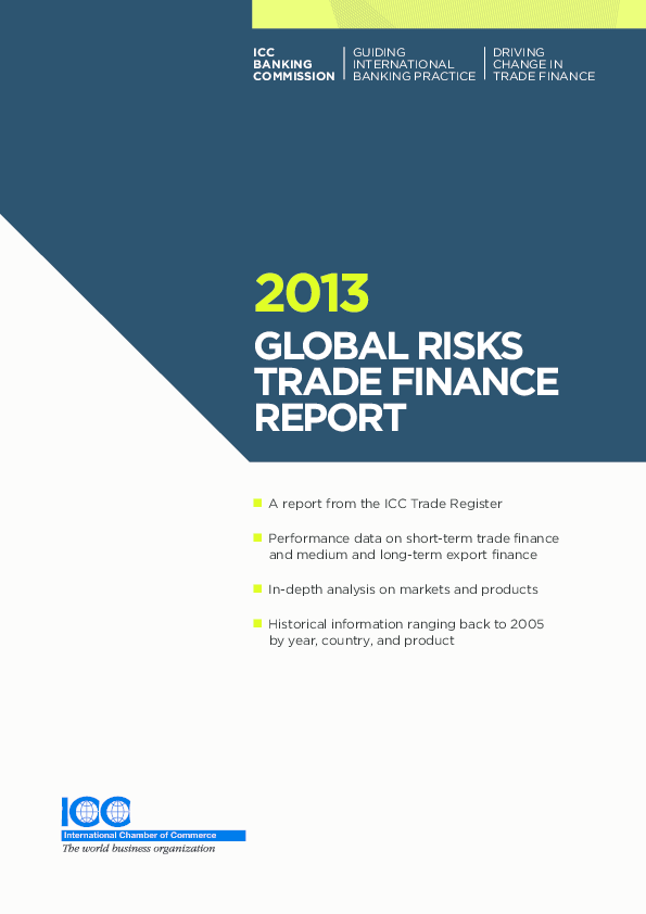 (PDF) 2013 GLOBAL RISKS TRADE FINANCE REPORT GUIDING INTERNATIONAL ...