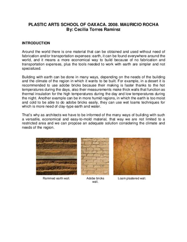 (PDF) Plastic Arts School of Oaxaca