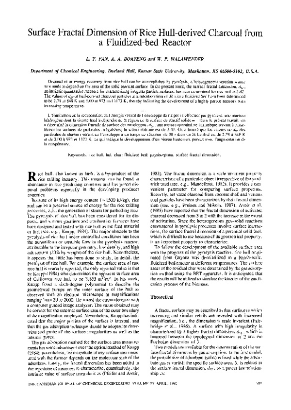 (PDF) Surface fractal dimension of rice hull-derived charcoal from a ...