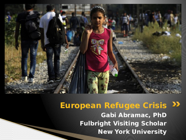 (PPT) European Refugee Crisis