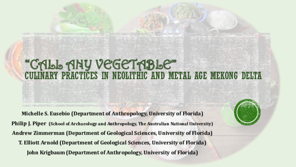 (PDF) “Call Any Vegetable”: Culinary Practices in Neolithic and Metal ...