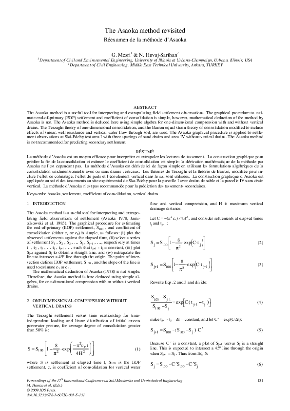 (PDF) The Asaoka method revisited Réexamen de la méthode d'Asaoka