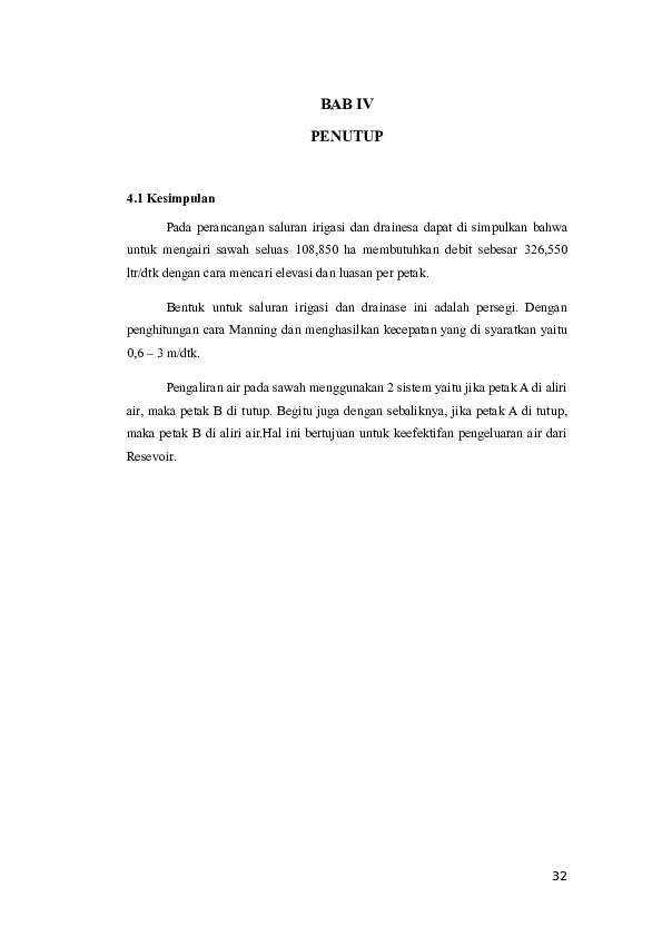 (DOC) BAB IV PENUTUP 4.1 Kesimpulan