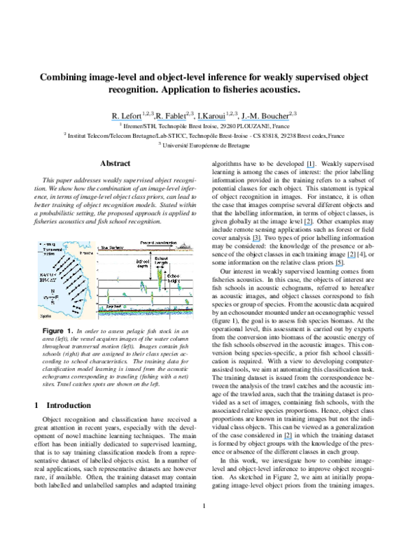 Pdf Combining Image Level And Object Level Inference For Weakly Supervised Object Recognition