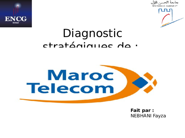 (PPT) Analyse maroc telecom