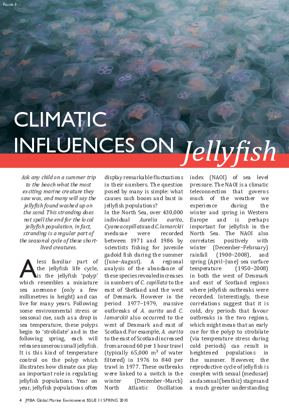 (PDF) Climatic influences on jellyfish