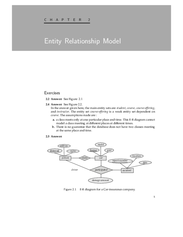 (PDF) Entity Relationship Model