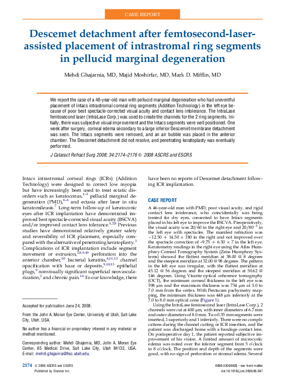 (PDF) Descemet detachment after femtosecond-laser-assisted placement of ...
