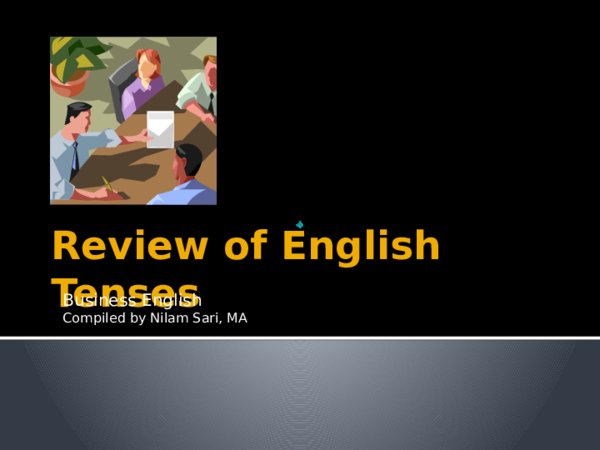 (PPT) Review of English Tenses