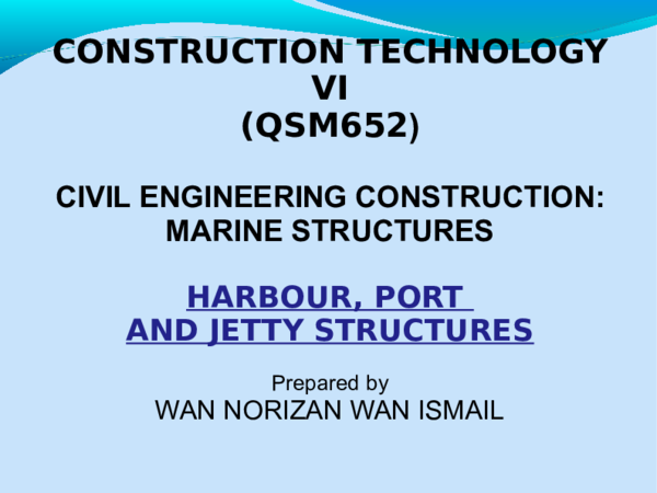 Jetty Structure