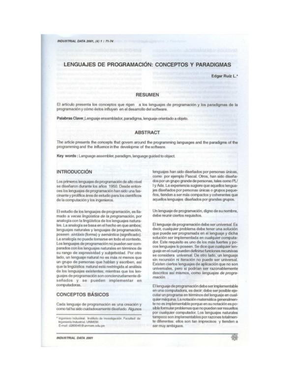(PDF) Lenguajes de programación: conceptos y paradigmas