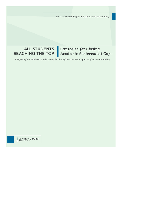 (PDF) All Students Reaching The Top: Strategies for Closing Academic ...