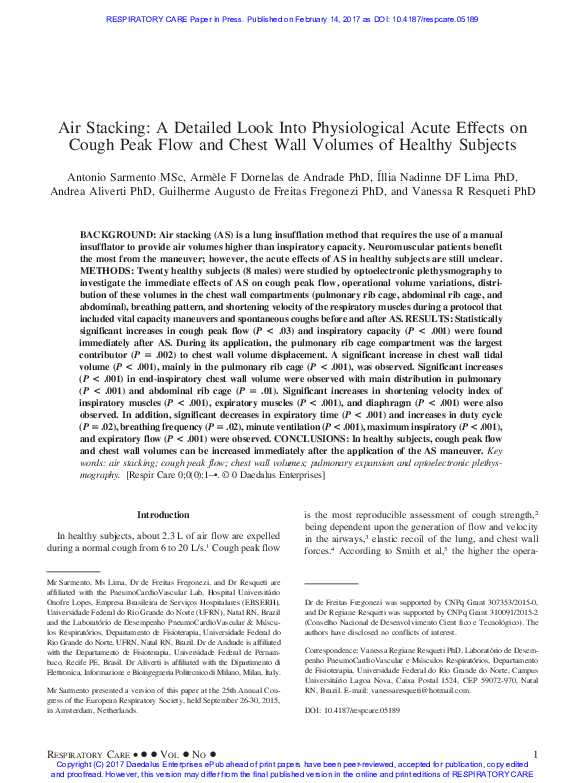 (PDF) Air Stacking: A Detailed Look Into Physiological Acute Effects on ...