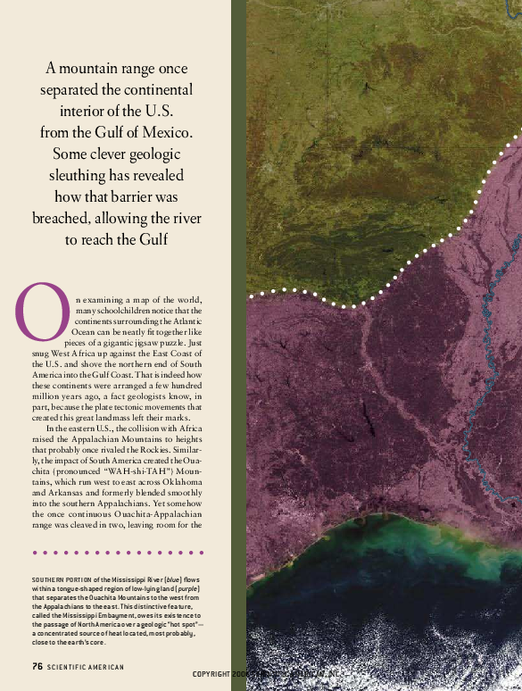 (PDF) The Mississippi River’s curious origins