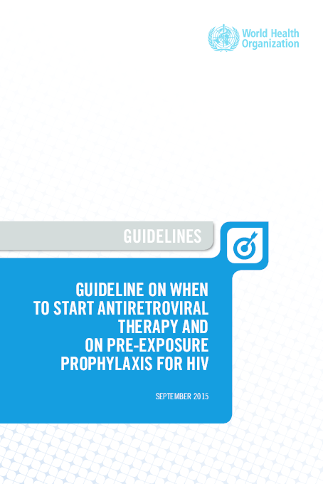 (PDF) GUIDELINE ON WHEN TO START ANTIRETROVIRAL THERAPY AND ON PRE ...