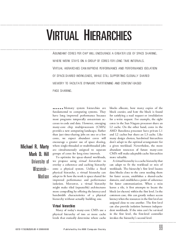 (PDF) Virtual Hierarchies