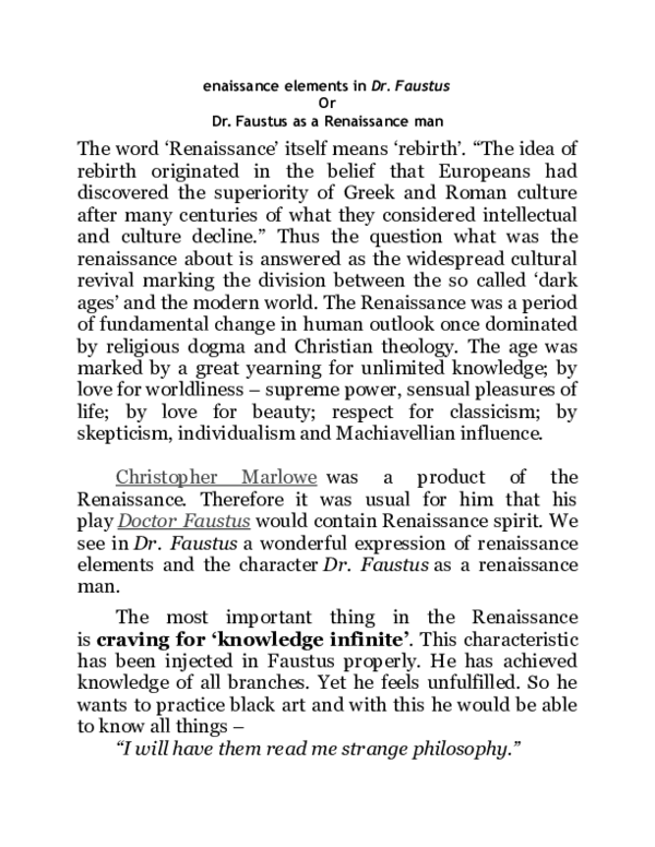 (DOC) Enaissance elements in | Deven Rai - Academia.edu