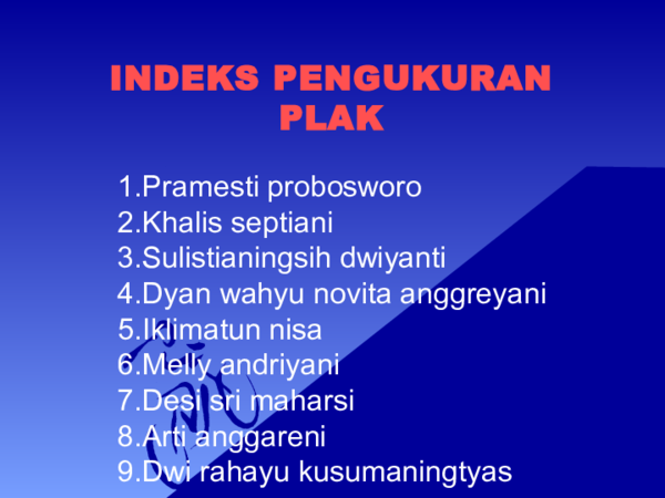 (PPT) INDEKS PENGUKURAN PLAK