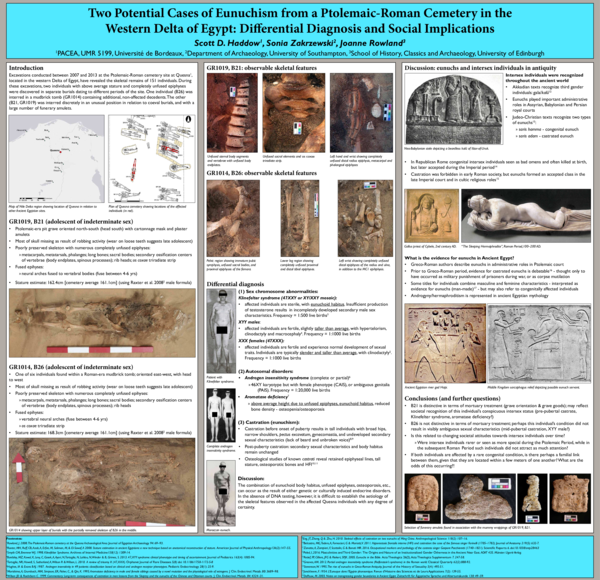 (PDF) Two Potential Cases of Eunuchism from a Ptolemaic-Roman Cemetery ...