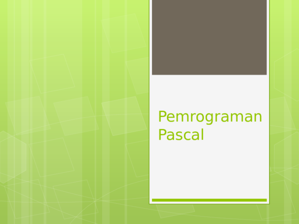 (PPT) Pemrograman Pascal.pptx